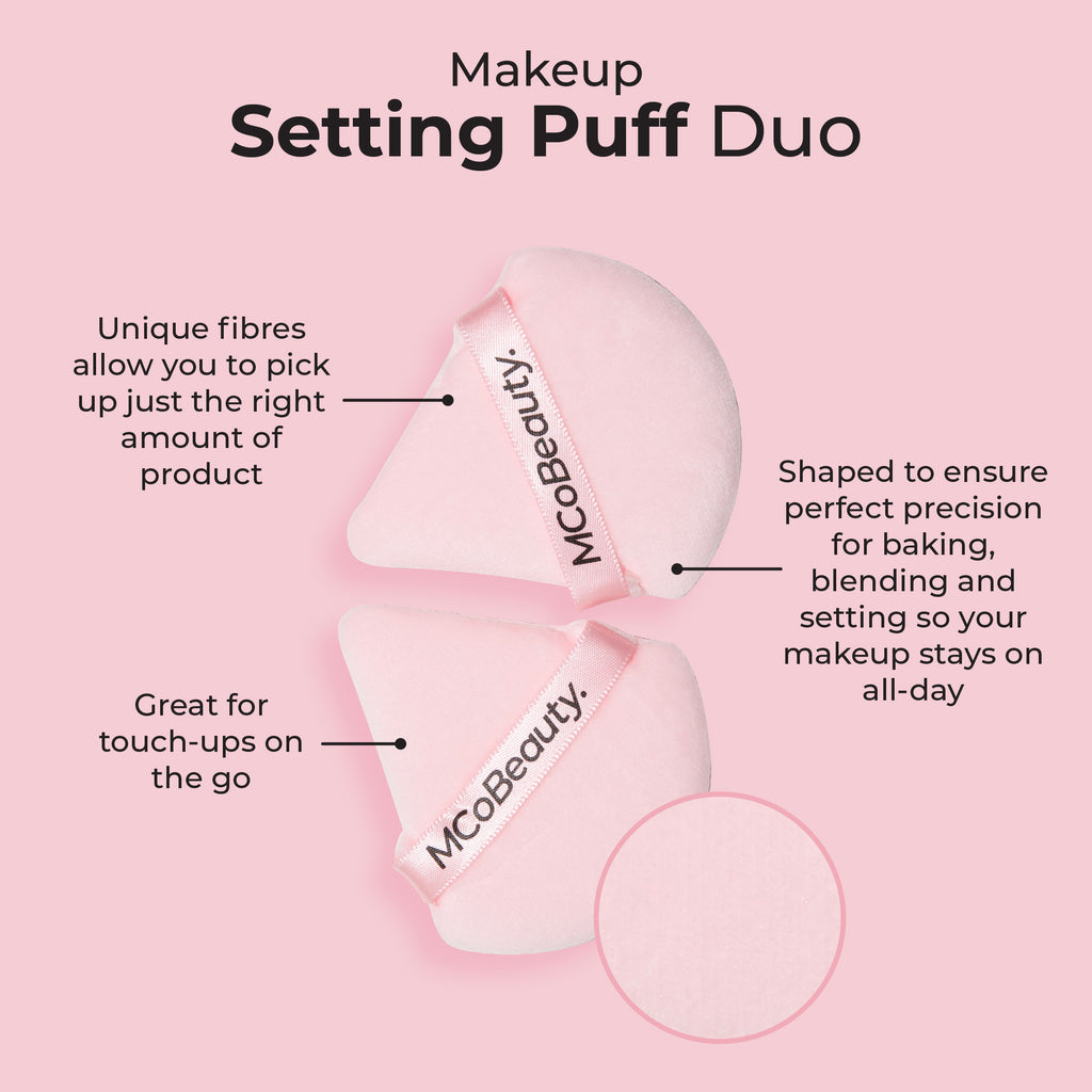 Makeup Setting Puff Duo – MCoBeauty